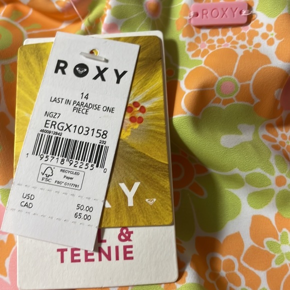 Roxy | Swim | Nwt Roxy Last In Paradise One Piece Sizes 3 2 14 ...
